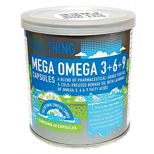 The Real Thing Mega Omega 3+6+9 60 Capsules – Nature Nurture